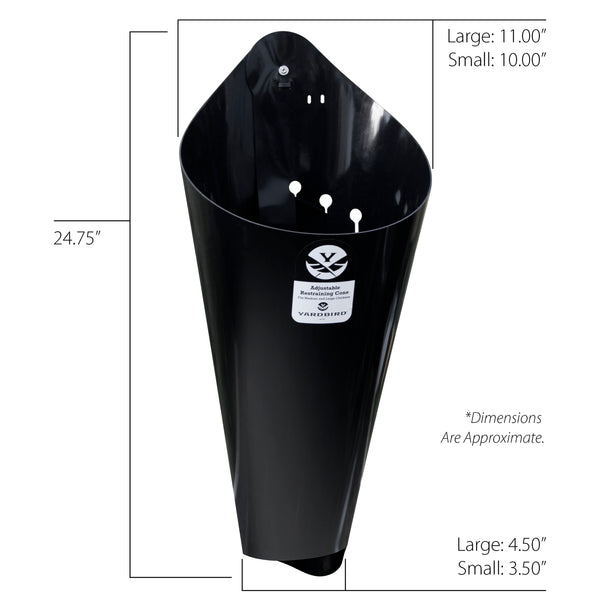 Adjustable Restraining Cones, 2-Pack – Yardbird
